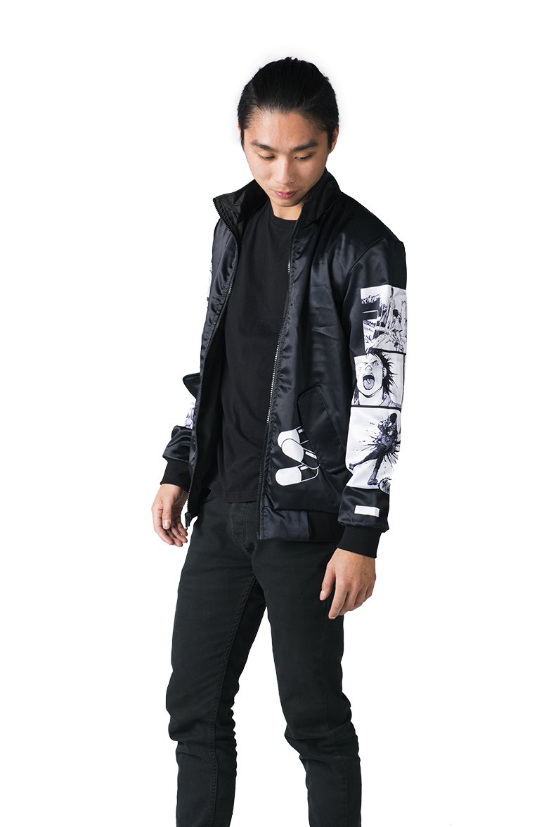 "NEO T.O." reversible jacket (black) – Pink City