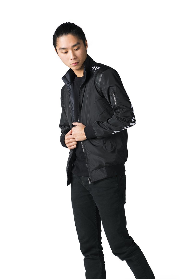 "NEO T.O." reversible jacket (black) – Pink City